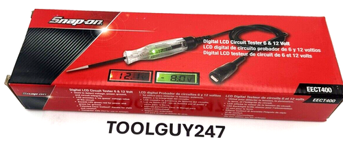 SNAP ON TOOLS USA EECT400 Circuit Continuity LED Tester Digital Display ...