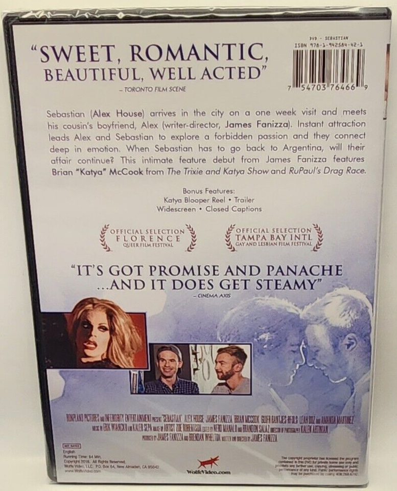 Sebastian (DVD, 2017, Gay Interest) James Fanizza, Alex House, Brian ...