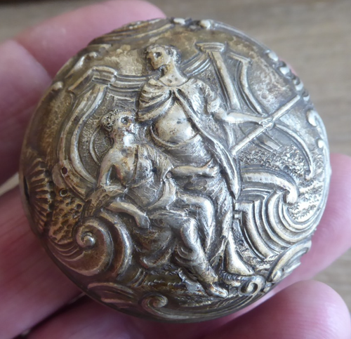 Antique Silver Repousse Verge Fusee Pocket Watch OUTER Case ONLY | eBay