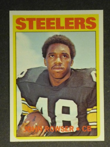 1972 Topps John Rowser #198 Steelers NM/MT OR BETTER | eBay