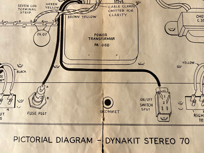 ORIGINAL FACTORY DYNAKIT DYNACO STEREO 70 VACUUM TUBE AMPLIFIER ...