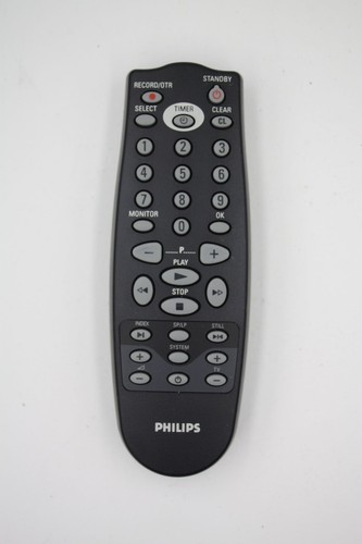 Original Philips Remote Control for VR285 & VR675 VCR Video Cassette ...