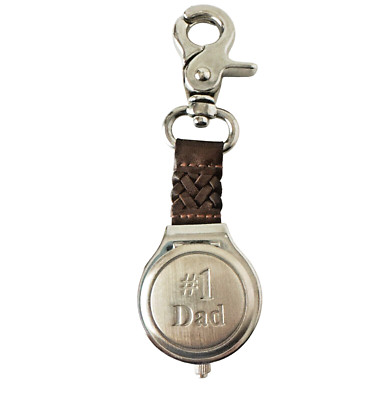 Remington Clip-on Belt Loop Watch w/ [#1 Dad] Cover - w/ New Battery ...