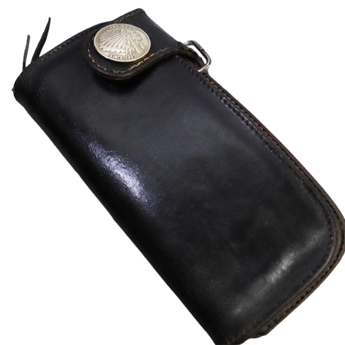 REDMOON Red Moon Wallet Wallet Short long leather Enxcellet button | eBay