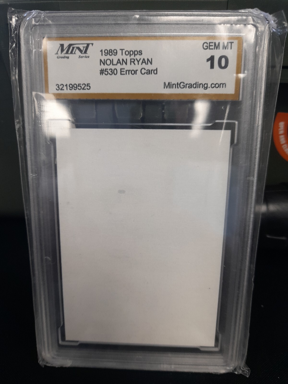 1989 Topps - Blank Front #530 Nolan Ryan for sale online | eBay
