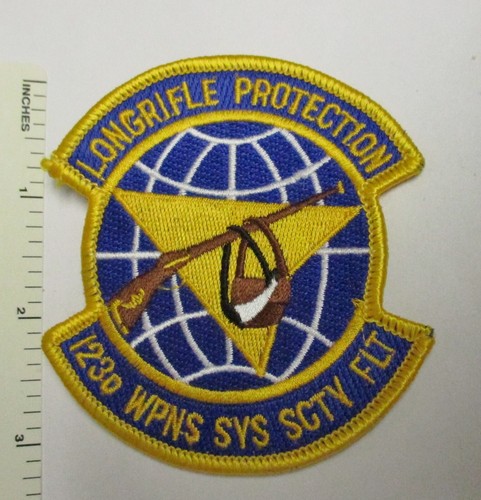US AIR FORCE 123rd WEAPONS SYSTEMS SECURITY FLIGHT PATCH LONGRIFLE ...