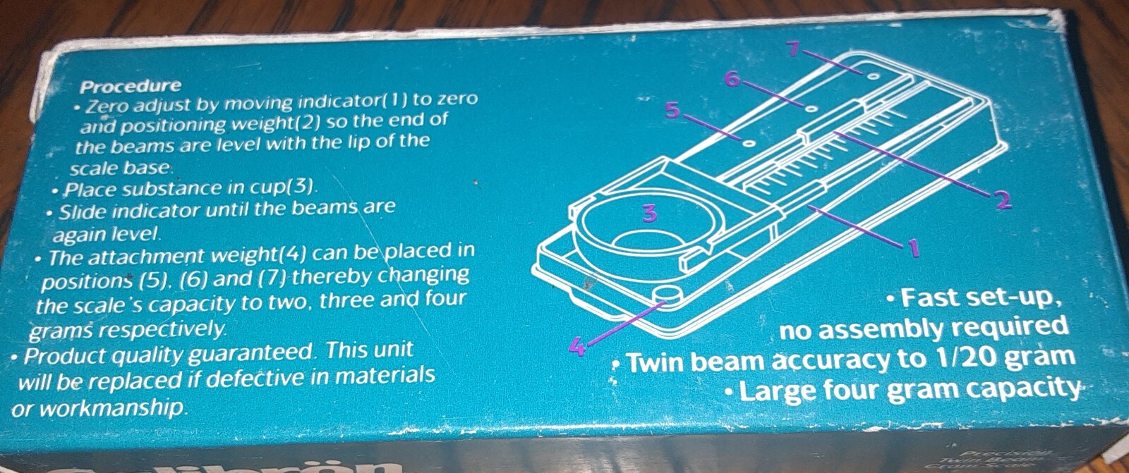 VINTAGE NOS CALIBRON MADE IN USA TWIM BEAM GRAM SCALE 1982 | eBay