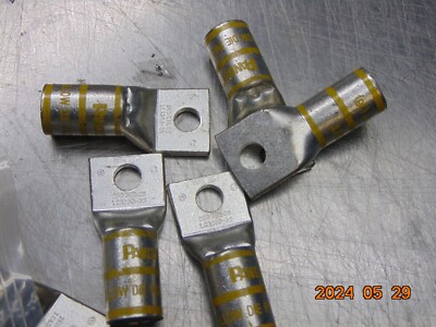(1) Panduit LCA250-38-X 1-Hole Compression Lug Connector 250MCM 3/8 ...