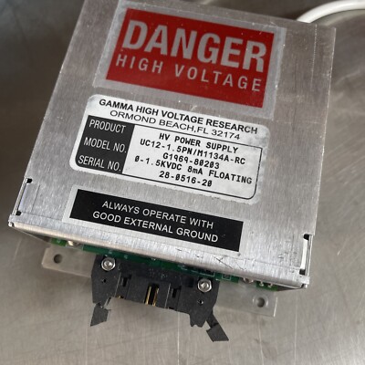 Gamma High Voltage research High Power Supply UC12-1.5NP | eBay