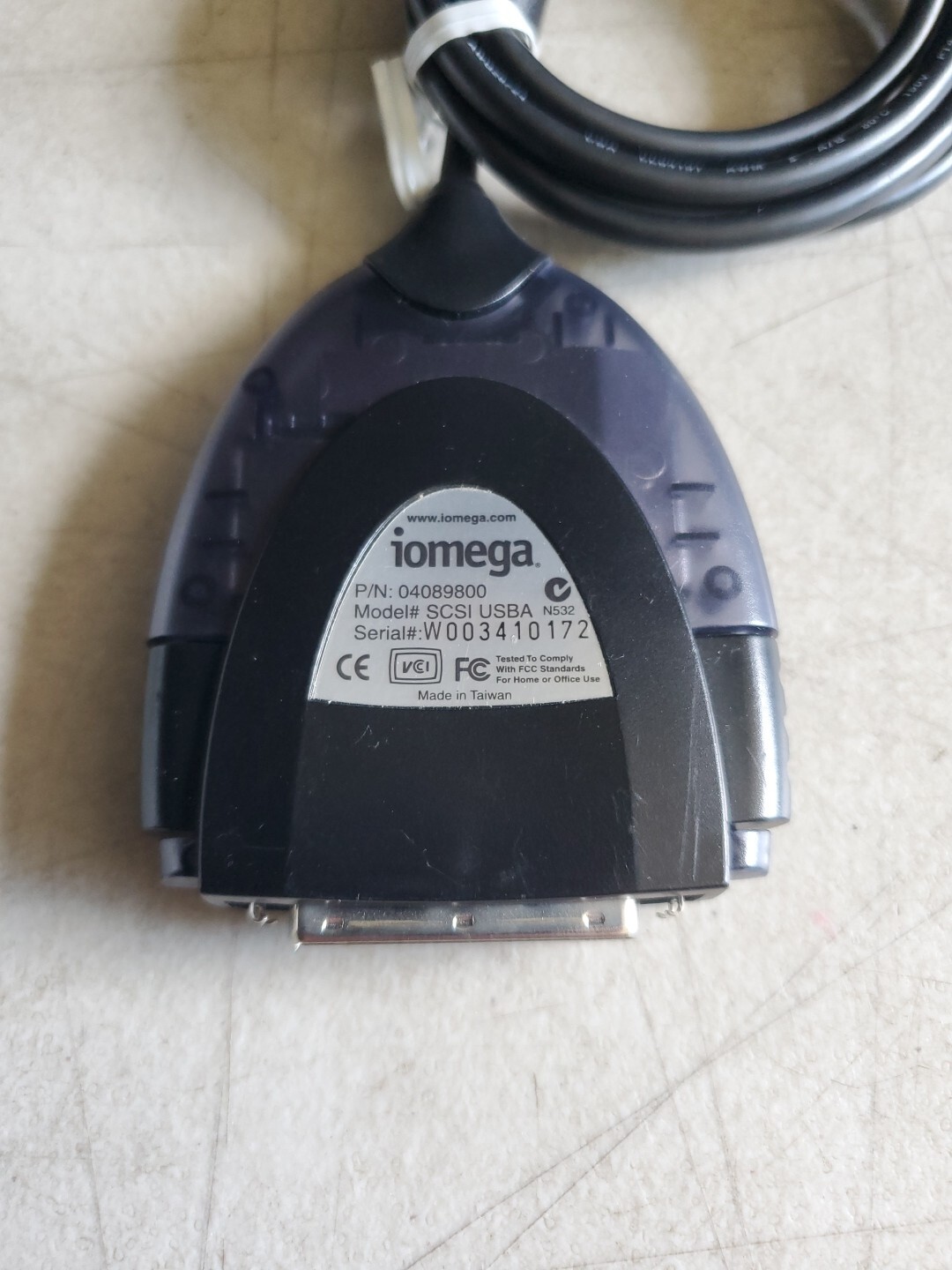 Iomega JAZ Drive USB to SCSI Hd50 Adapter PC and Mac 04089800 for sale ...