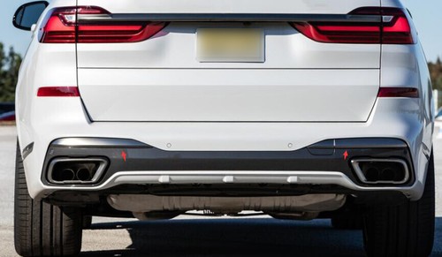 Fit For BMW X7 G07 2019-2022 Carbon Fiber Steel Rear Bumper Protector ...