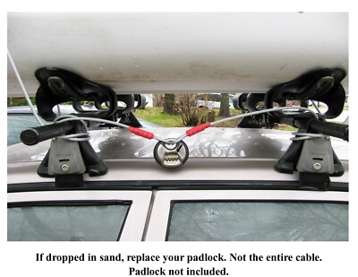 WOW, Secure & Lock Your Kayak use CINCH Kayak Cable on Auto Roof or ...
