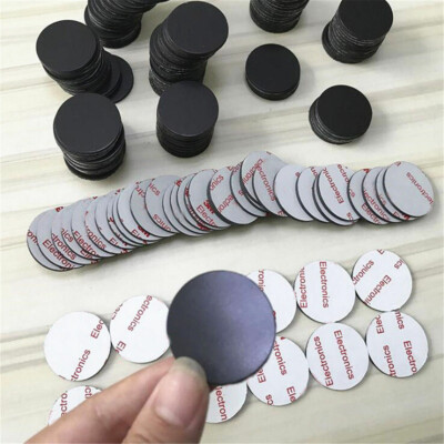33mmx 2mm Self Adhesive Soft Rubber Magnetic Round Fridge Magnet | eBay