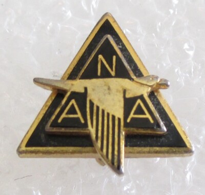 Vintage North American Aviation Employee Service Award Lapel Pin - NAA ...