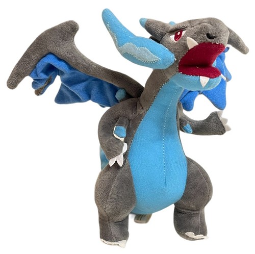 Pokémon Center Japan Mega X Charizard Plush 10inch Blue Stuffed Animal ...