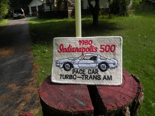 Pontiac Trans AM pace car 1980 jacket patch Indy 500 square | eBay