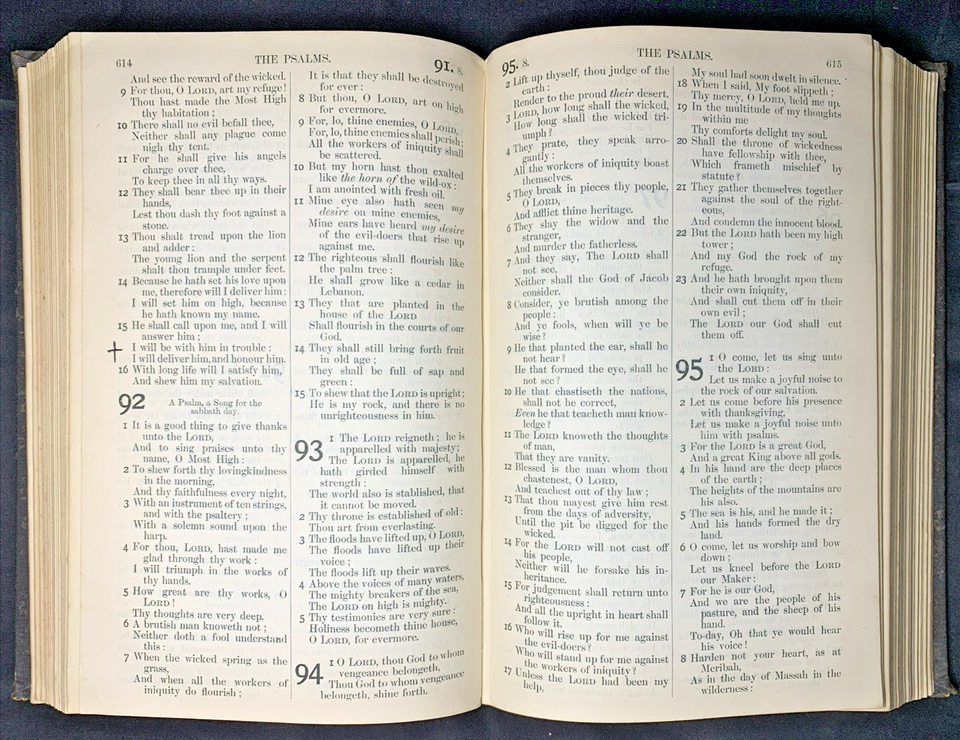 1904 The Holy BIBLE Revised - Cambridge - British & Foreign Bible ...
