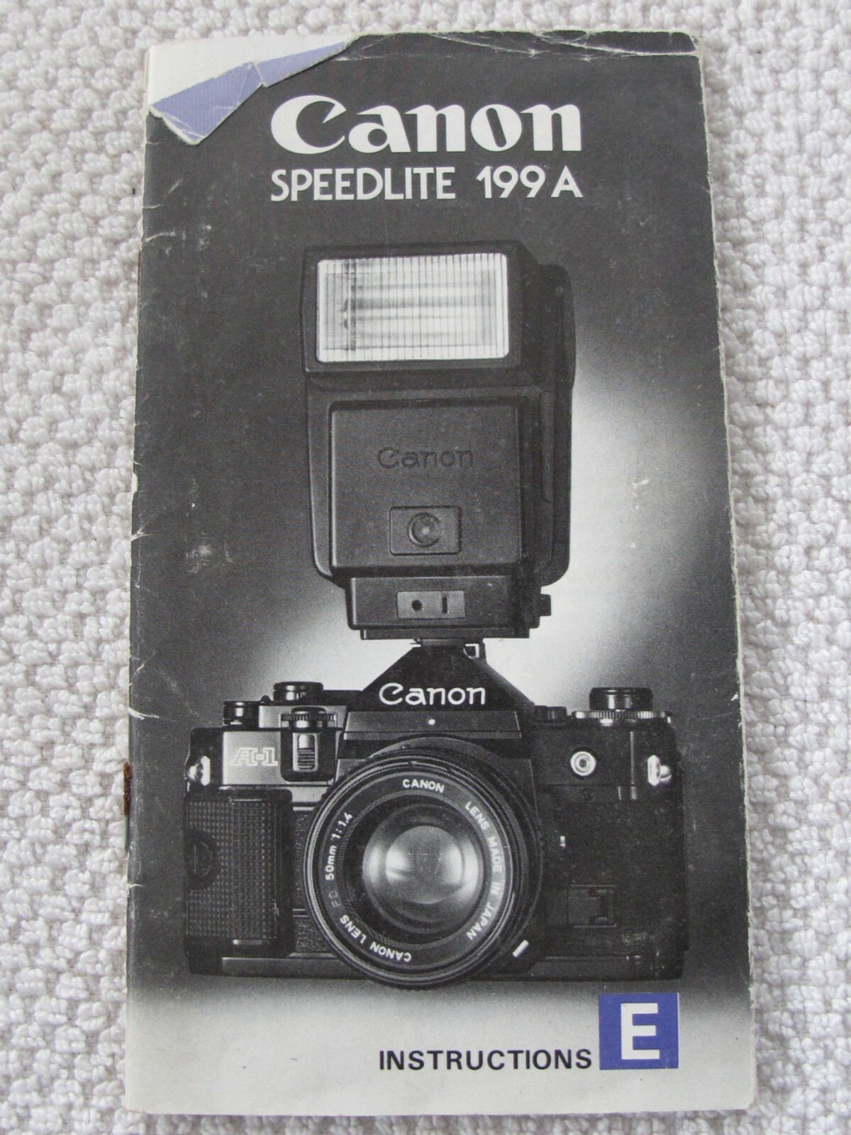 Genuine Canon Speedlite 199A Flash Instruction Manual | eBay