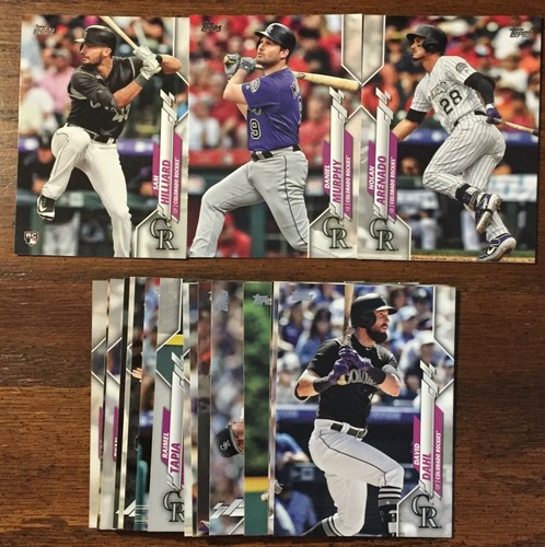 2020 Topps Colorado Rockies Team Set | eBay
