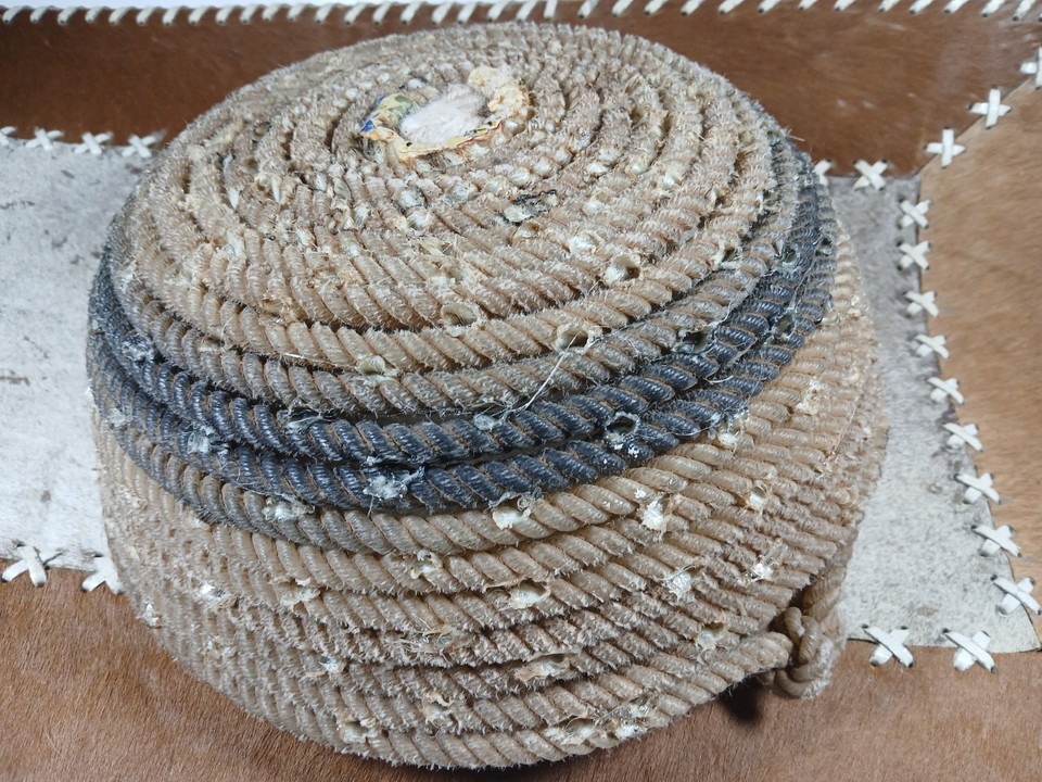 Lariat Lasso Western Rope Bowl Basket Ranch Western Art Decor Handmade ...