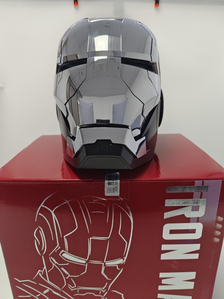 Iron Man War Machine Mk5 Helmet Mask 1:1 Voice-controlled Wearable ...