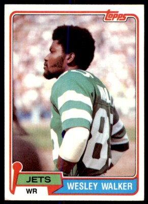 1981 TOPPS: WESLEY WALKER NEW YORK JETS #118 | eBay