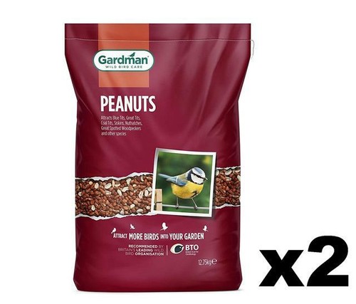 GARDMAN Whole Peanuts for Wild Birds - 25kg | eBay