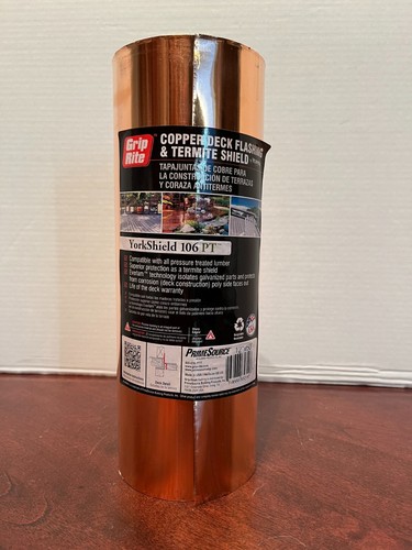 York 106 PT Long Lasting Roll Copper Deck Flashing 12 W x 720 L in. | eBay