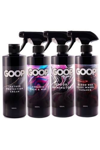 Goop Ceramic Spray, Leather Cream, Alloy Wheel Cleaner, Deodoriser ...
