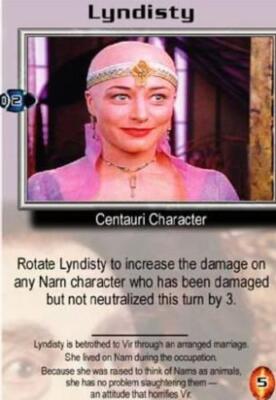 Babylon 5: Lyndisty [Ungraded] from set Deluxe Edition B5 Precedence | eBay