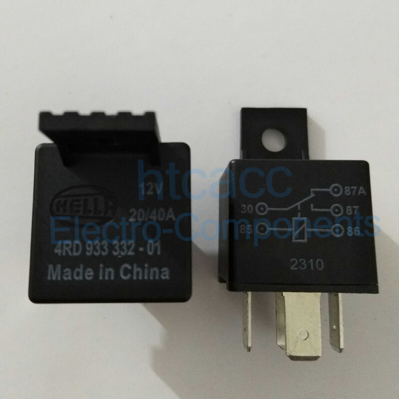 4RD933332-01 Hella 12V Automotive Relay 20/40A Prong 5 2pcs | eBay