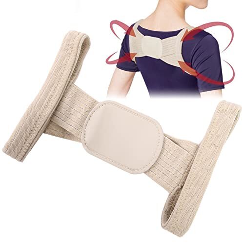 Hunchback Correction Belt Shoulder Brace Beige Back Brace for Lumbar ...