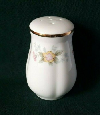 CHELSON ALPINE PEPPER POT BONE CHINA PEPPER SHAKER PINK YELLOW AND BLUE ...