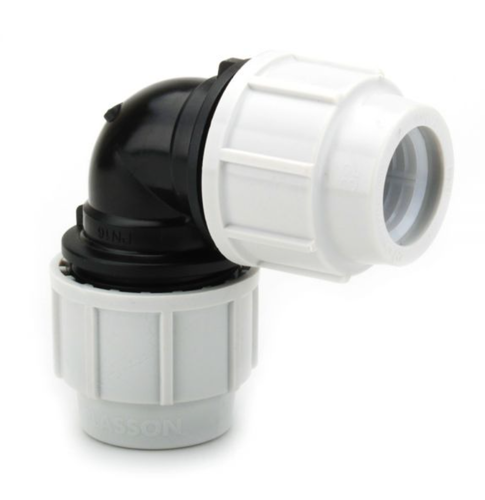 plasson compression pipe fittings 90degrees Tees straight couples 20mm ...