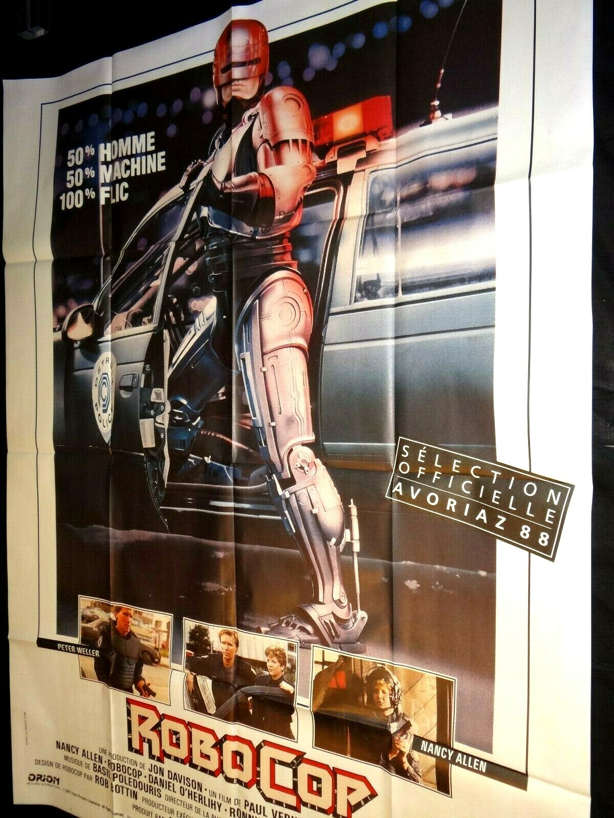 ROBOCOP Paul Verhoeven peter weller affiche cinema 1987 | eBay