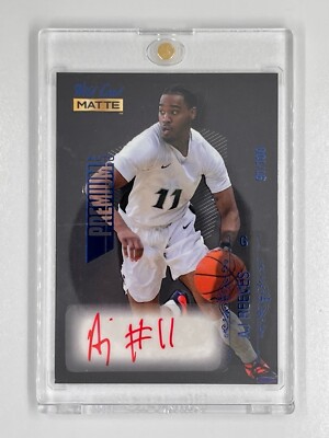 AJ Reeves 2022-23 Wild Card Matte Chase Black Sapphire Foil Auto #91/ ...