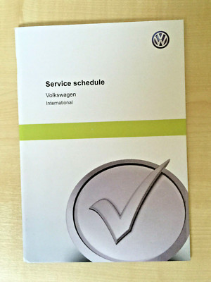 VW VOLKSWAGEN SERVICE HISTORY BOOK NEW UNUSED GENUINE NOT DUPLICATE VW ...