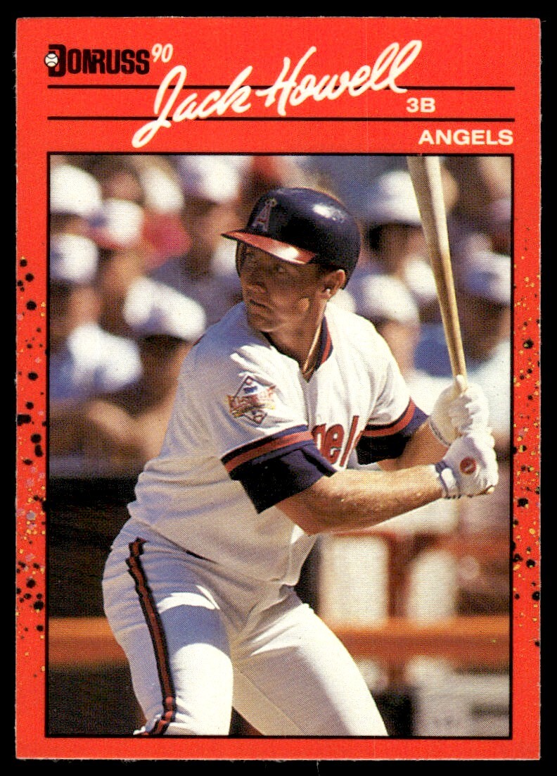 1990 Donruss Baseball Card Jack Howell California Angels #254 | eBay