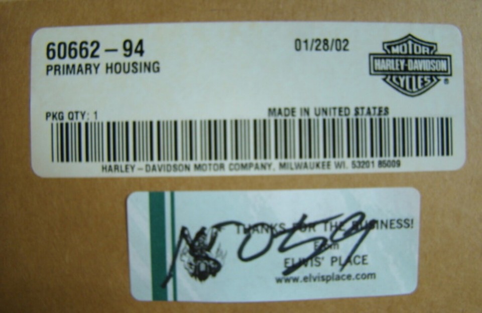 Harley FXR inner primary cover housing 60662-94 NOS FXR2 FXR3 FL 1994 ...