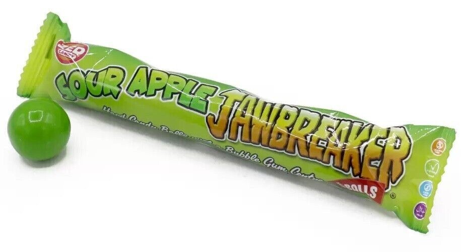 10x Zed Variety Candy Blue Razz/Sour Apple Jawbreaker 6 Balls Packs ...