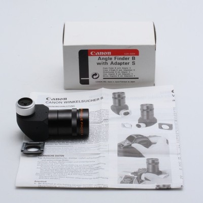 【MINT】Canon Angle Finder B with Adapter S for EOS 1N,NewF1 F1 A1 ...