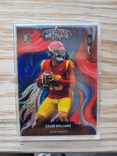 Caleb Williams 1/1 2023 Wild Card Metallix Mega Fractal Rookie Card | eBay