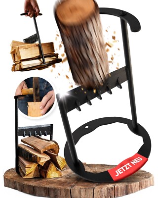 Holzspalter manuell [Blockierfrei] Ø 24 cm- Einfach & Sicher- Hand ...