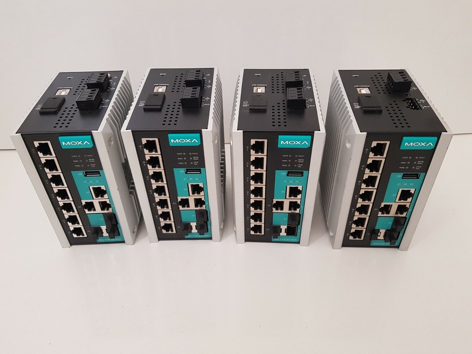 MOXA EDS-510E-3GTXSFP-T Wide Temperature Gigabit Managed Industrial ...