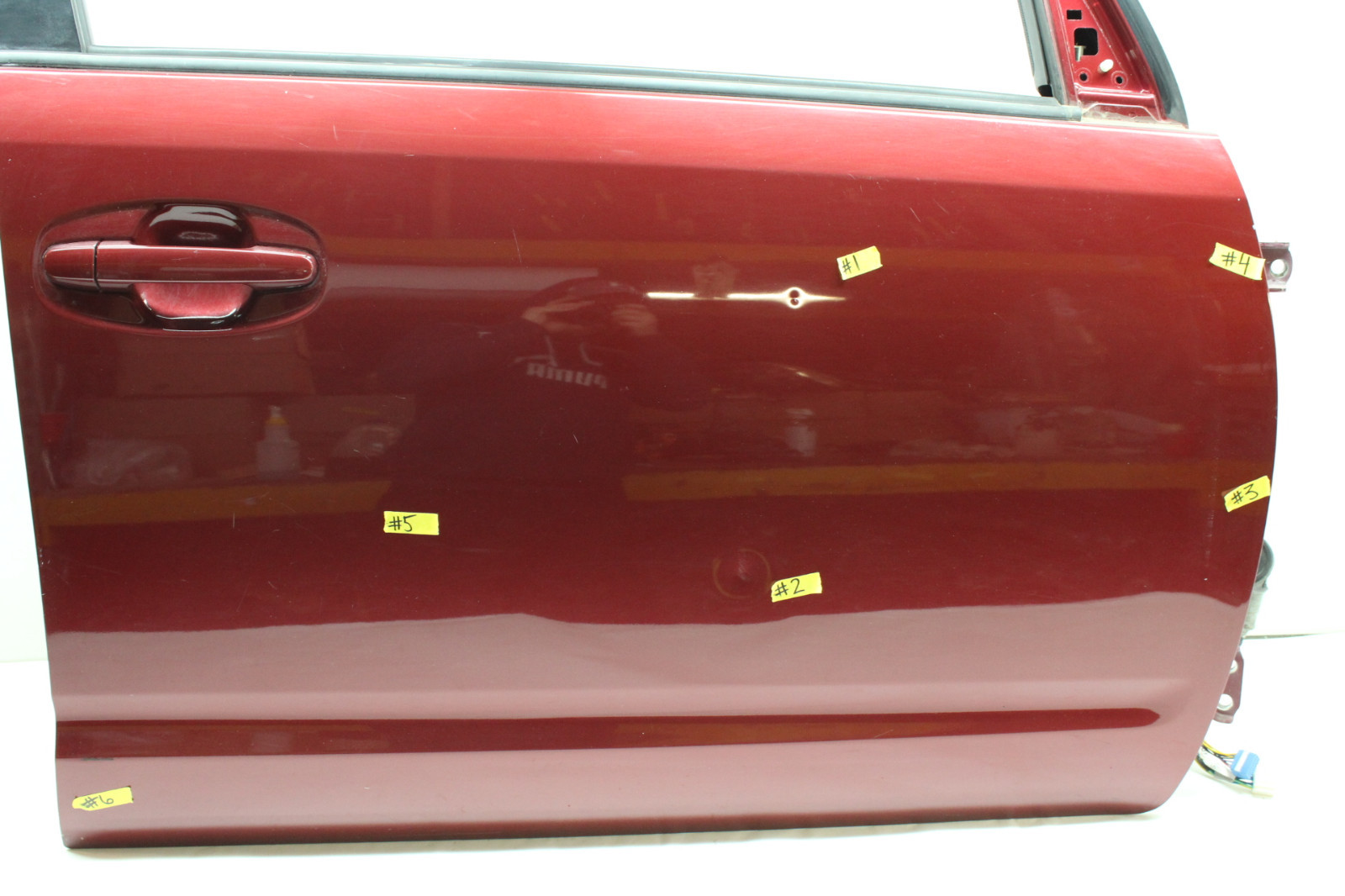 2005 TOYOTA PRIUS DOOR FRONT RIGHT PASSENGER SIDE 3Q3 RED OEM 04 05 06 ...