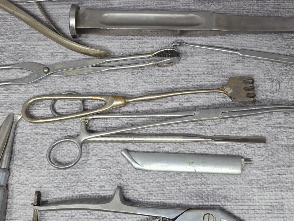 Antique Vintage Lot Of Misc Medical Surgical Instruments Tools Vet ...