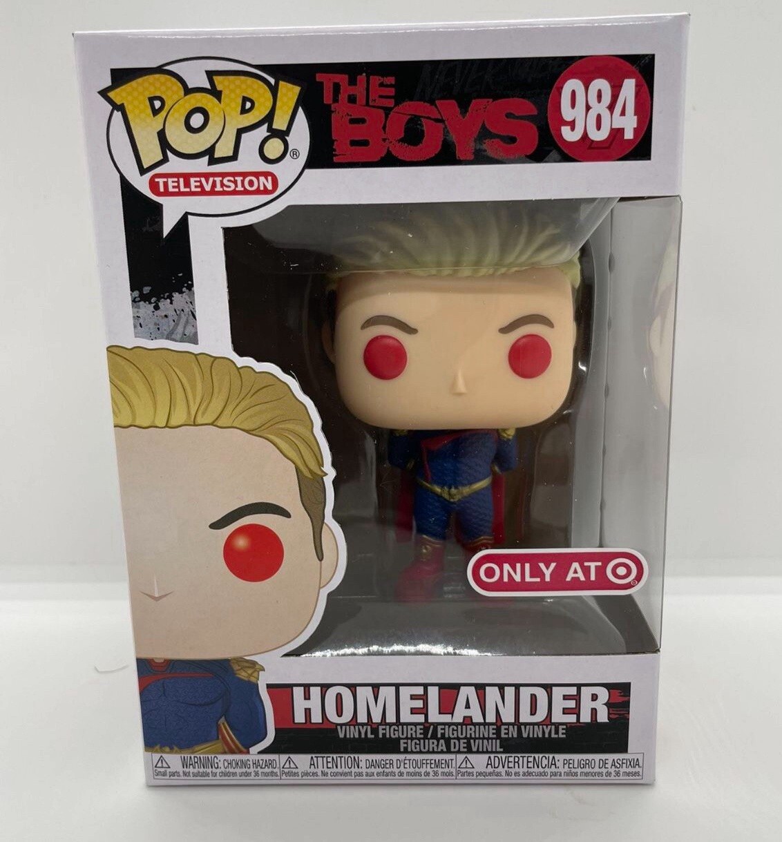 Funko Pop! Homelander Target Exclusive The Boys + Protector | eBay