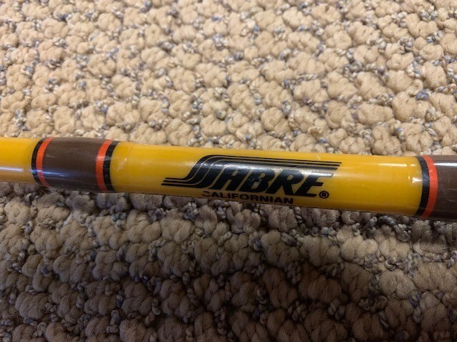 VINTAGE SABRE CALIFORNIAN 5 FOOT 6 INCH 30 TO 80 POUND RATED FISHING ...