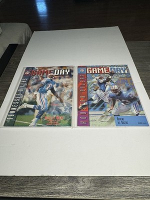 NFL Game Day Magazine Oilers Lot | eBay