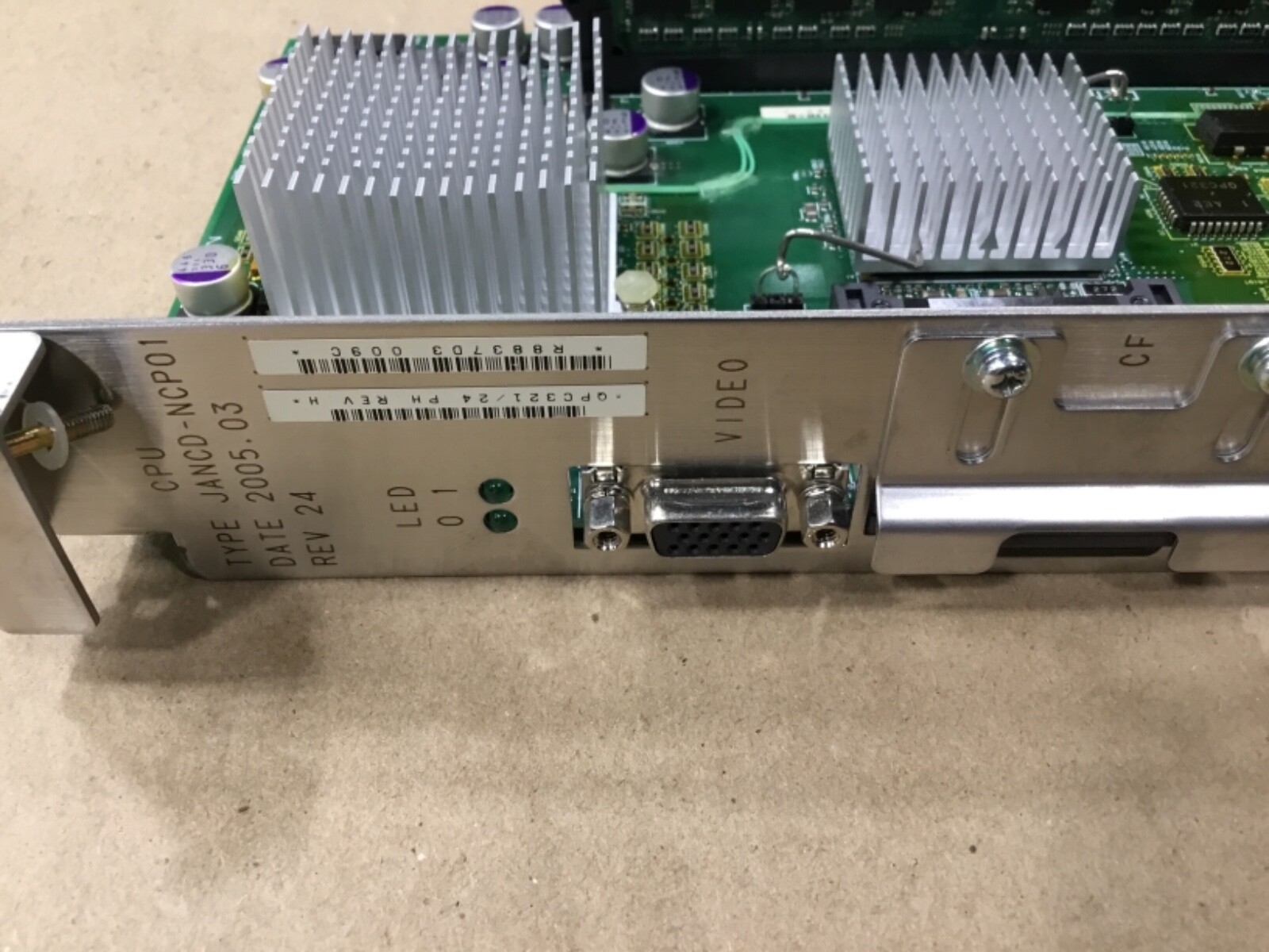 Yaskawa Motoman NX100 Robot Controller CPU Board JANCD-NCP01 REV 24 ...